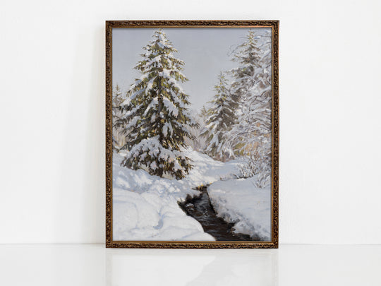 Snow Scene – Heirloom Print Shop