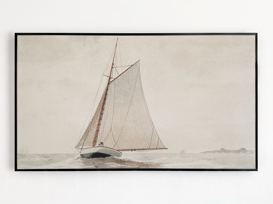 Sailing Frame TV Art – Heirloom Print Shop